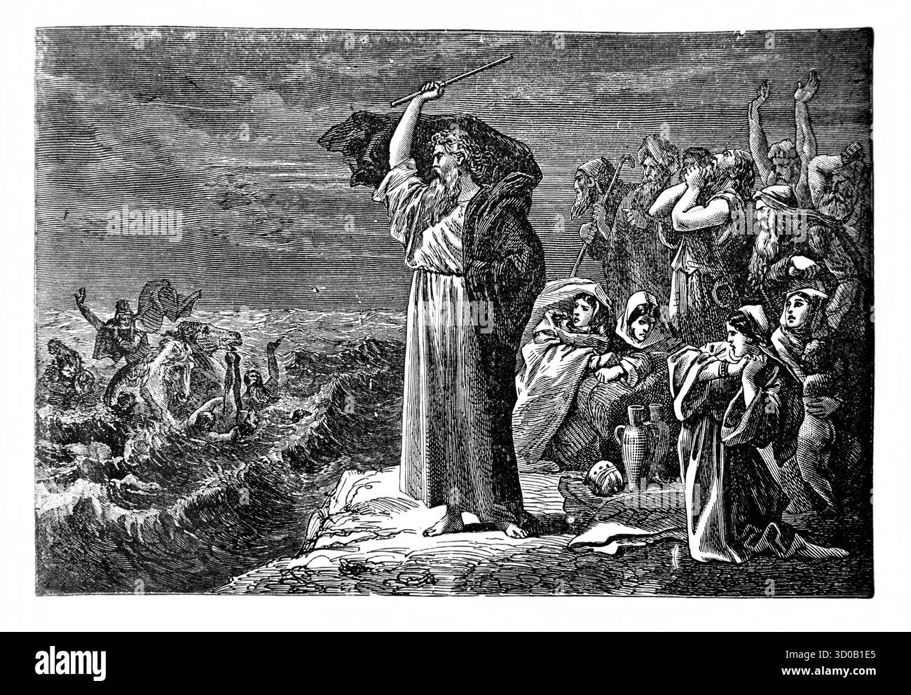 Moses sea bible Cut Out Stock Images & Pictures - Alamy