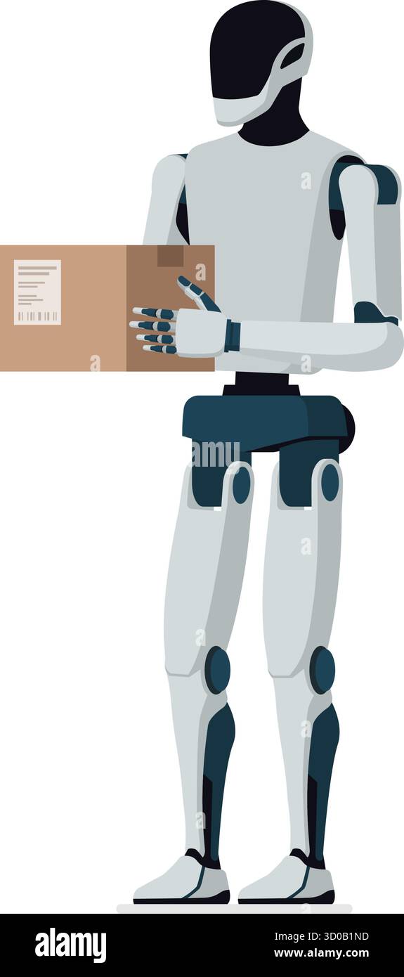 Robot employee Cut Out Stock Images & Pictures - Alamy