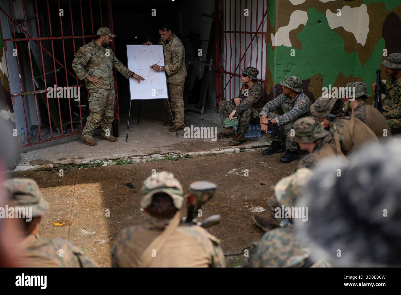 Panamanian and U.S. military personnel take part in joint drills at ...