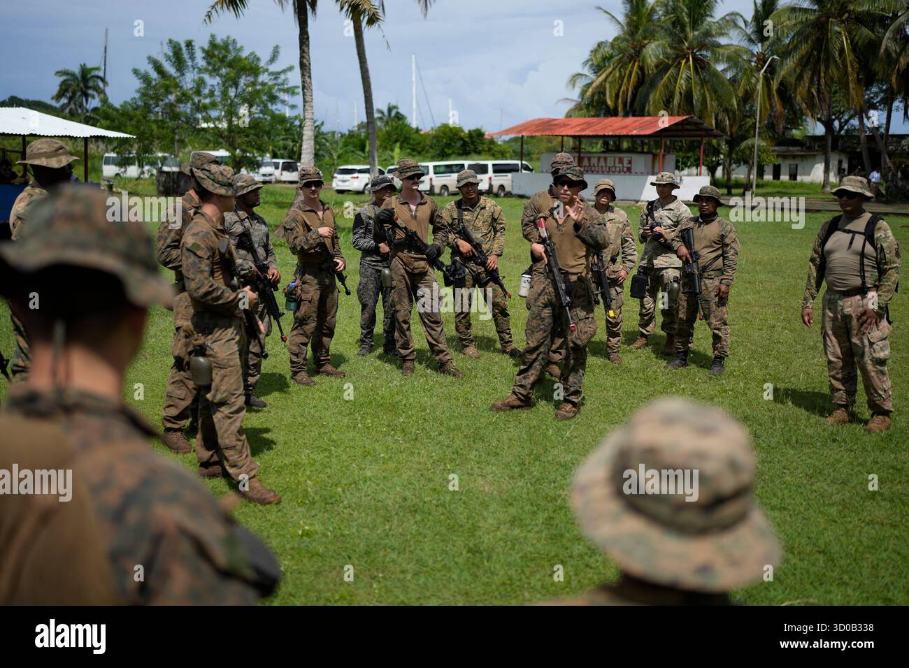 Panamanian and U.S. military personnel take part in joint drills at ...