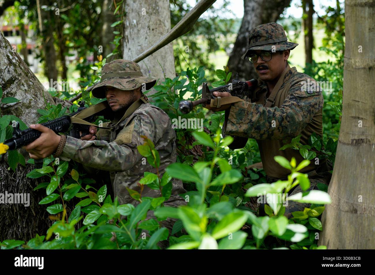 Panamanian and U.S. military personnel take part in joint drills at ...