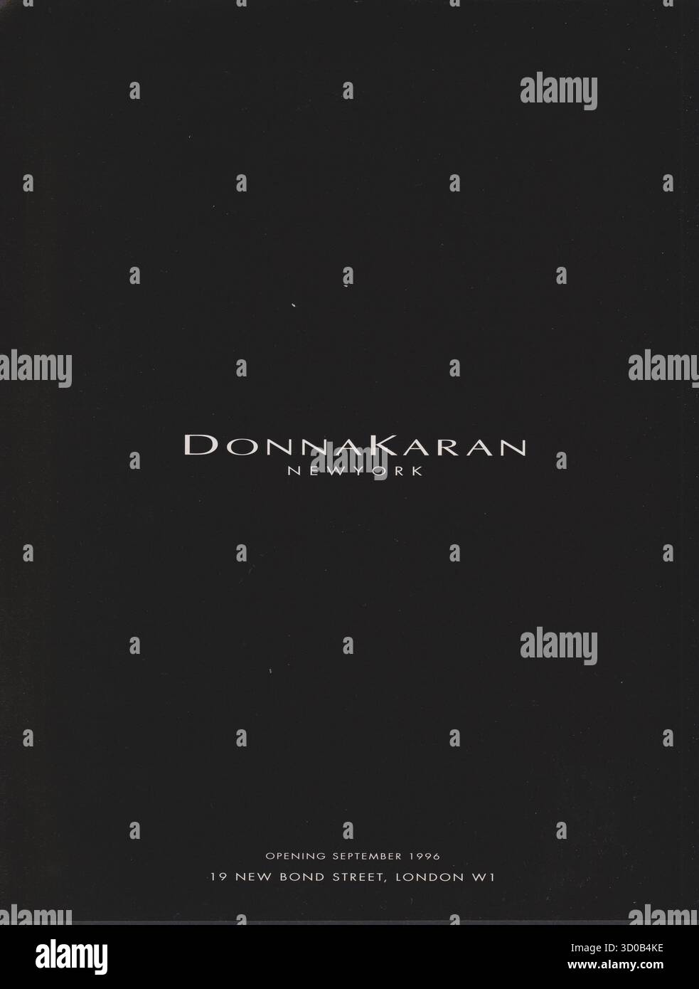 poster advertising Donna Karan New York fashion house with Bruce Willis ...