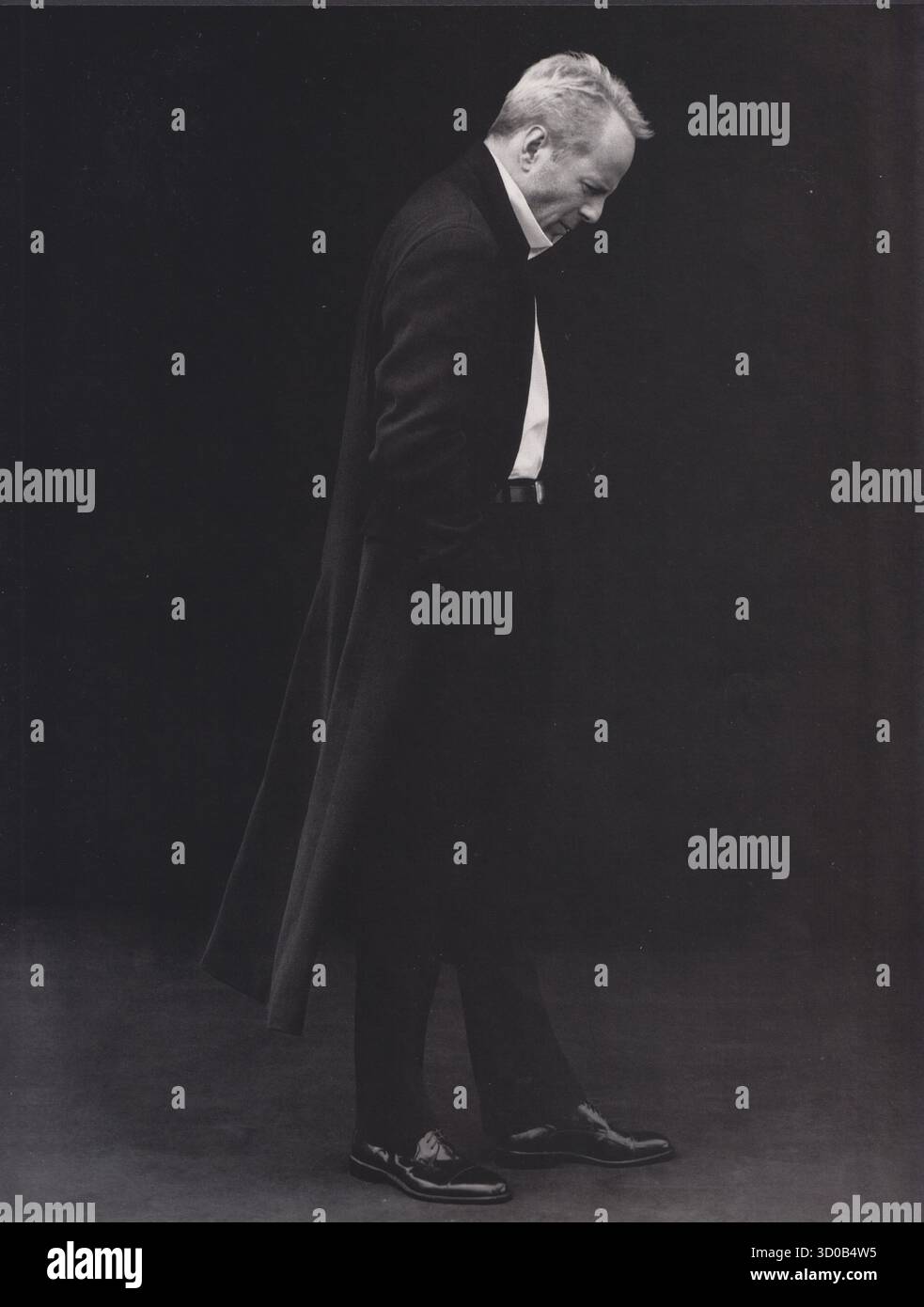 poster advertising Donna Karan New York fashion house with Bruce Willis ...