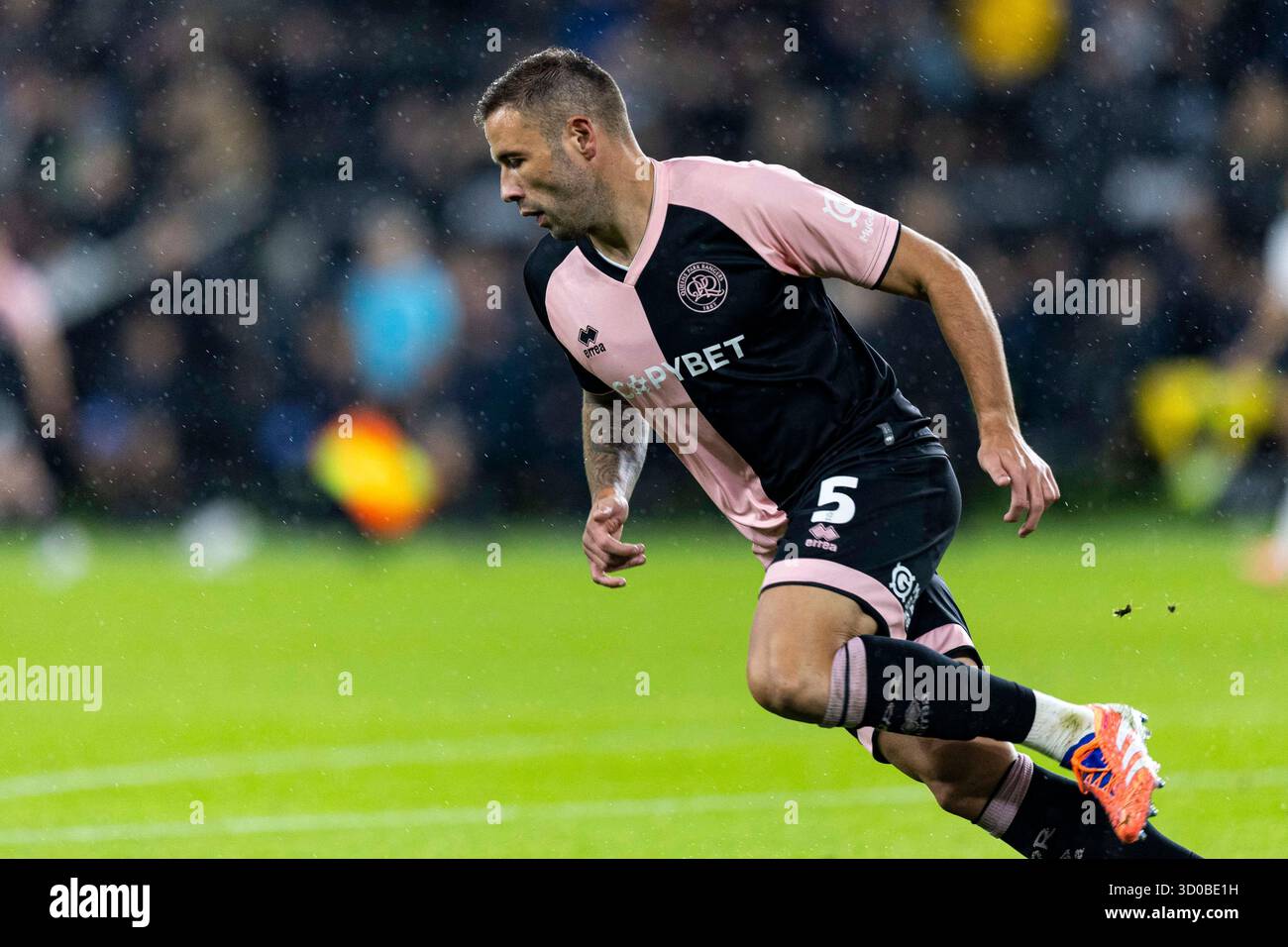 Swansea, UK. 22nd Oct, 2025. Steve Cook of Queens Park Rangers in ...