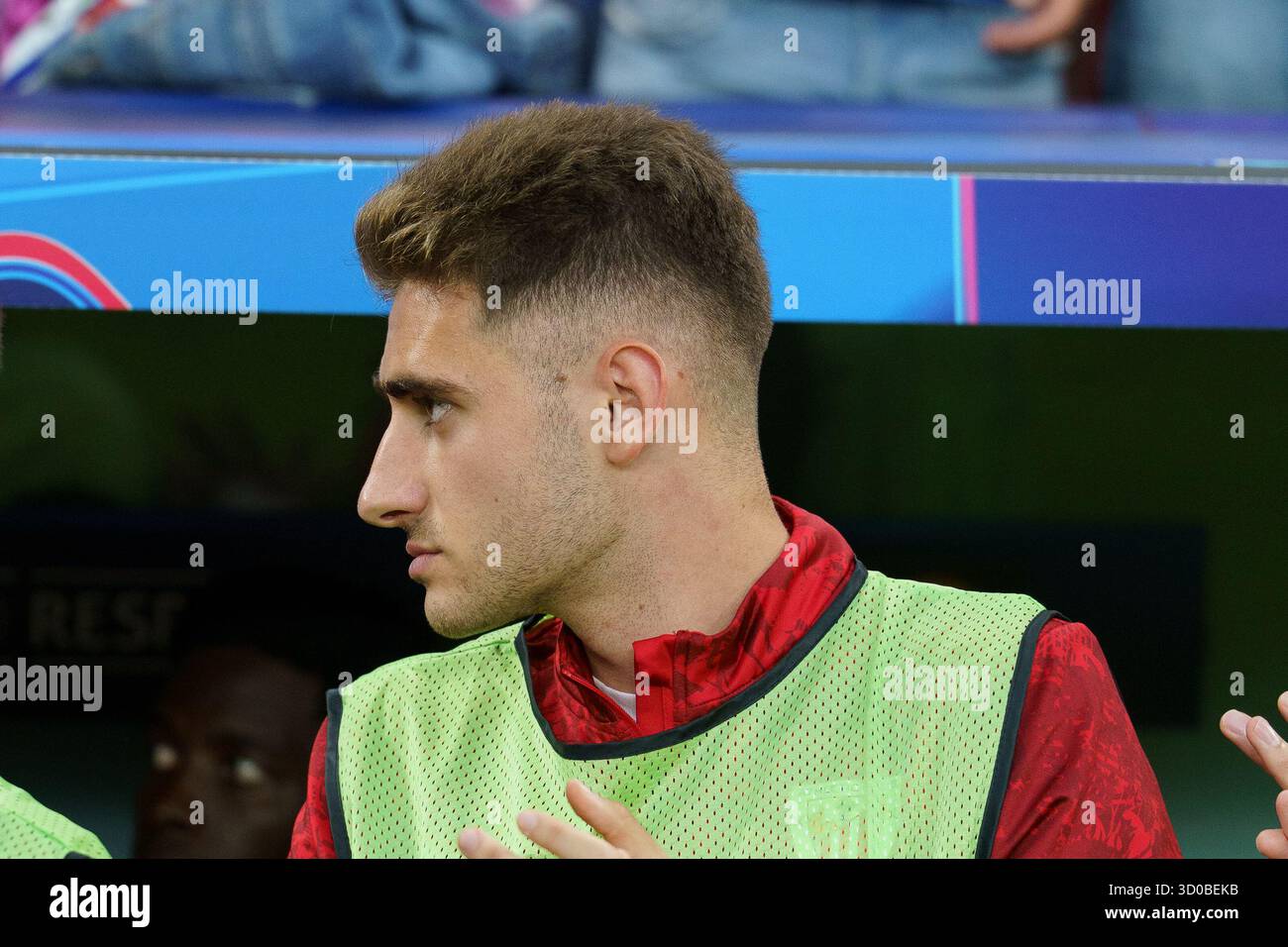 Robert Navarro before his goal during the Champions League game between ...