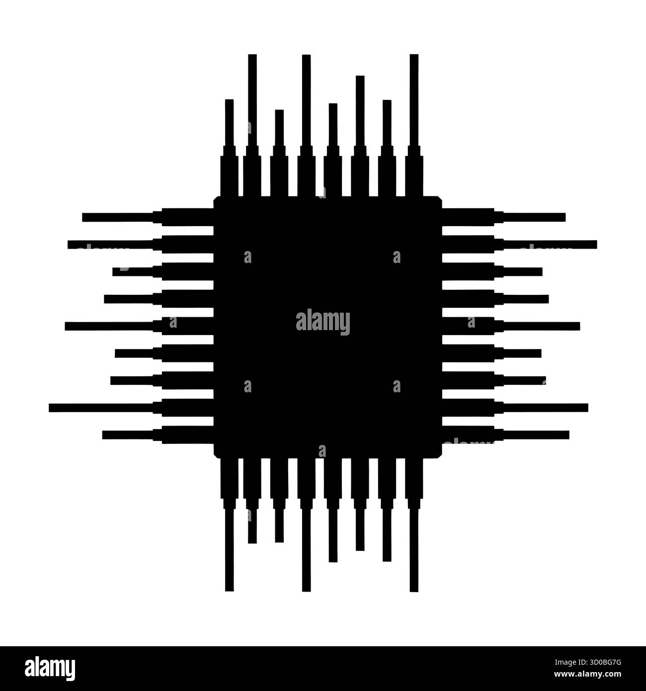 Electronic pins Stock Vector Images - Alamy