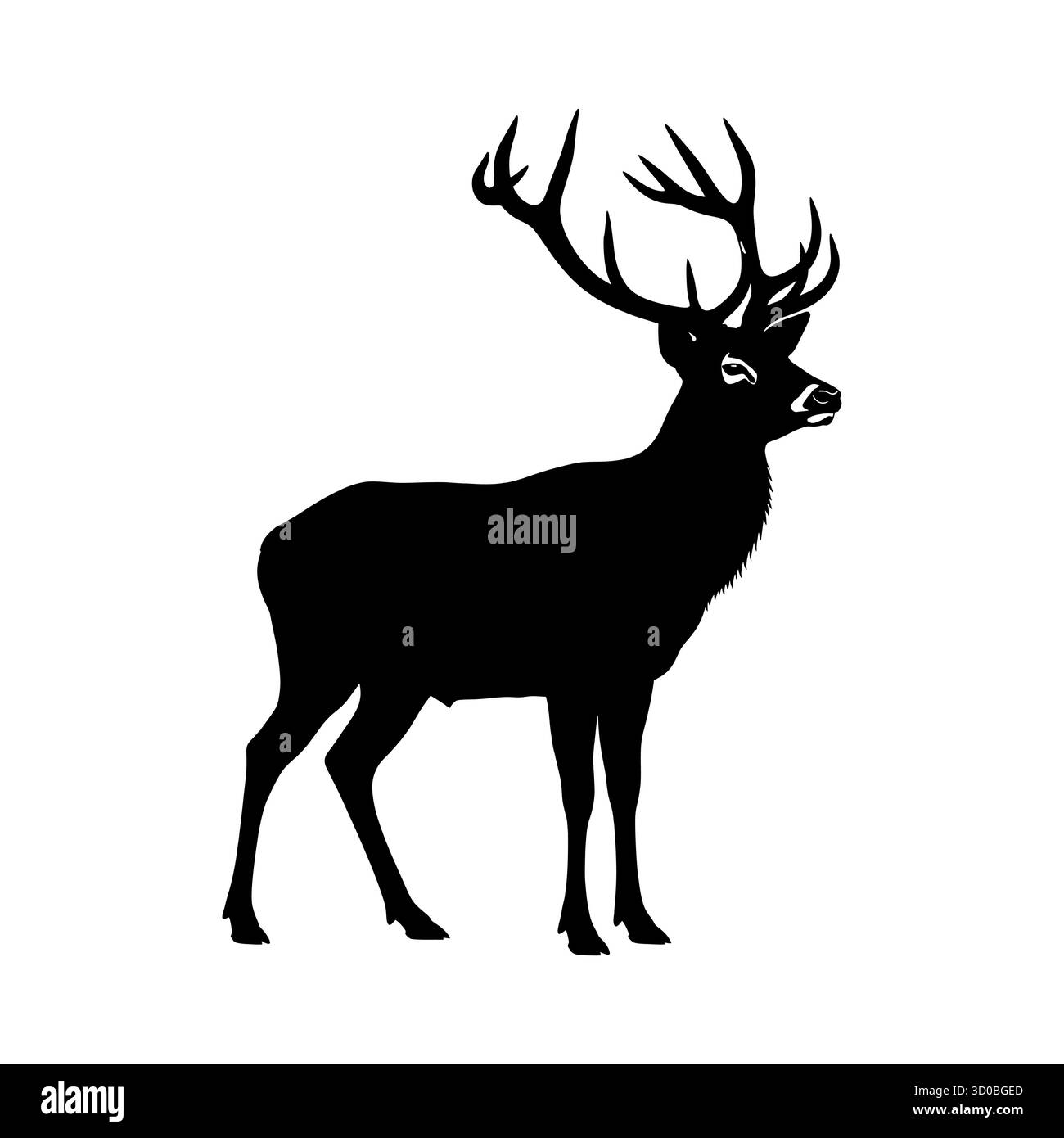 Majestic stag art Cut Out Stock Images & Pictures - Alamy