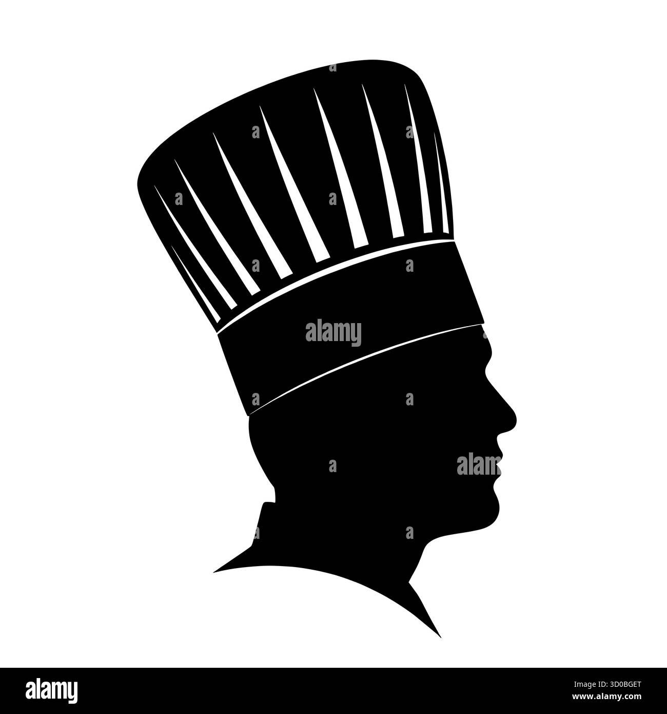 Chef hat symbol in Black and White Stock Photos & Images - Alamy