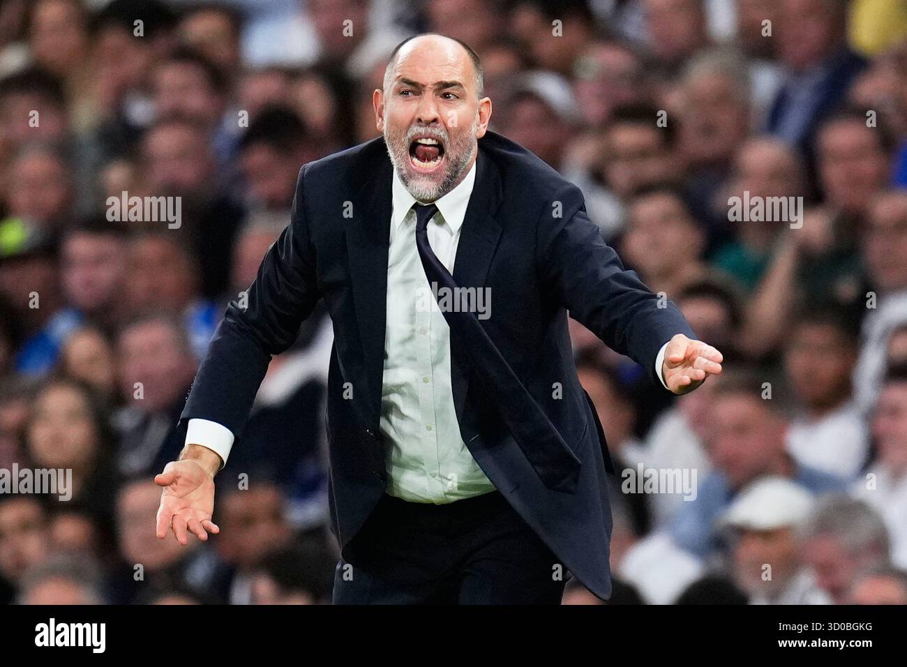 Juventus' head coach Igor Tudor shouts during the Champions League ...