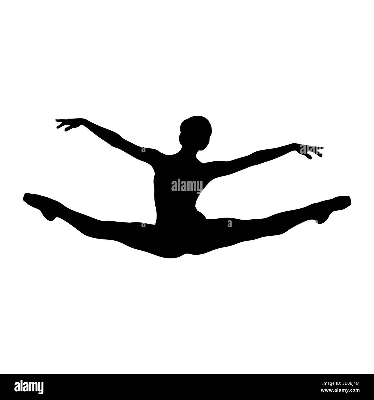 Dancer in pose classical Stock Vector Images - Alamy