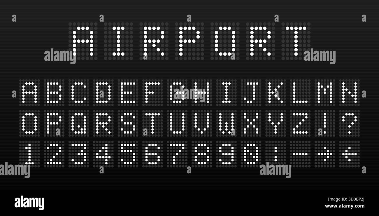 Display led Black and White Stock Photos & Images - Alamy