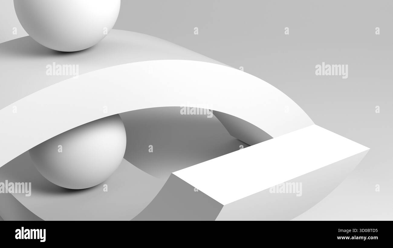 Abstract geometric features Black and White Stock Photos & Images - Alamy