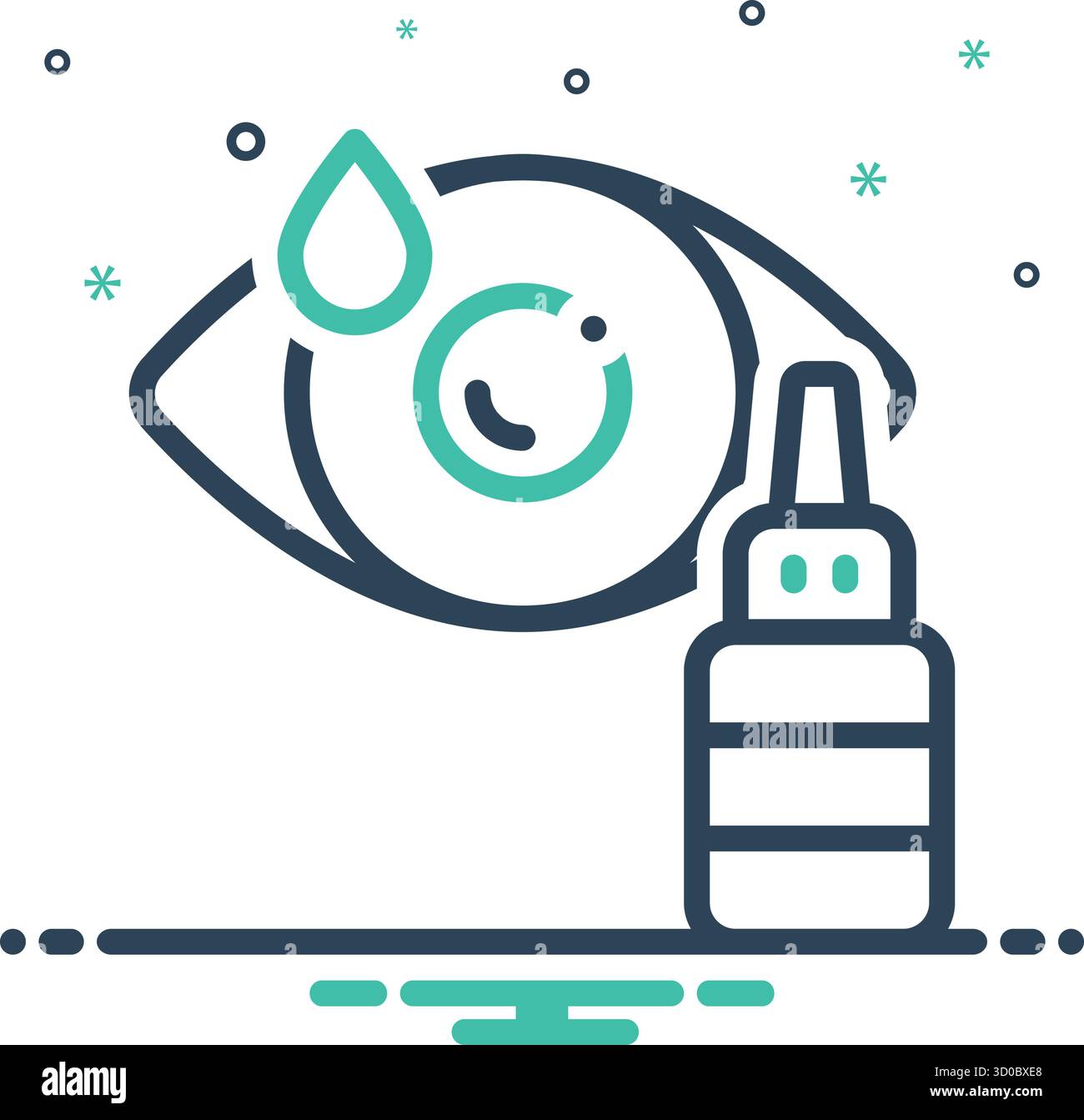 Icon for dry eye relief, dry eye Stock Vector Image & Art - Alamy