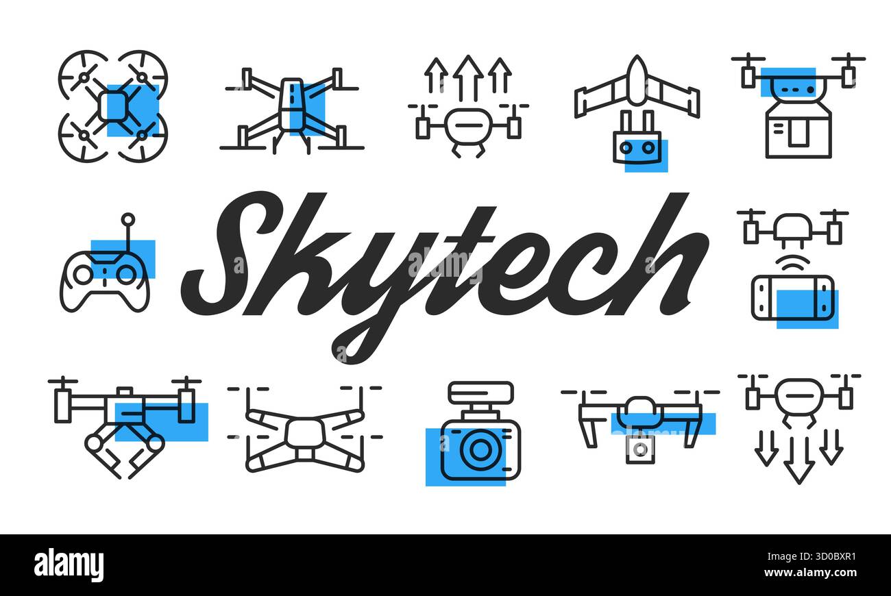 Skytech Poster. Vector Illustration Stock Vector Image & Art - Alamy