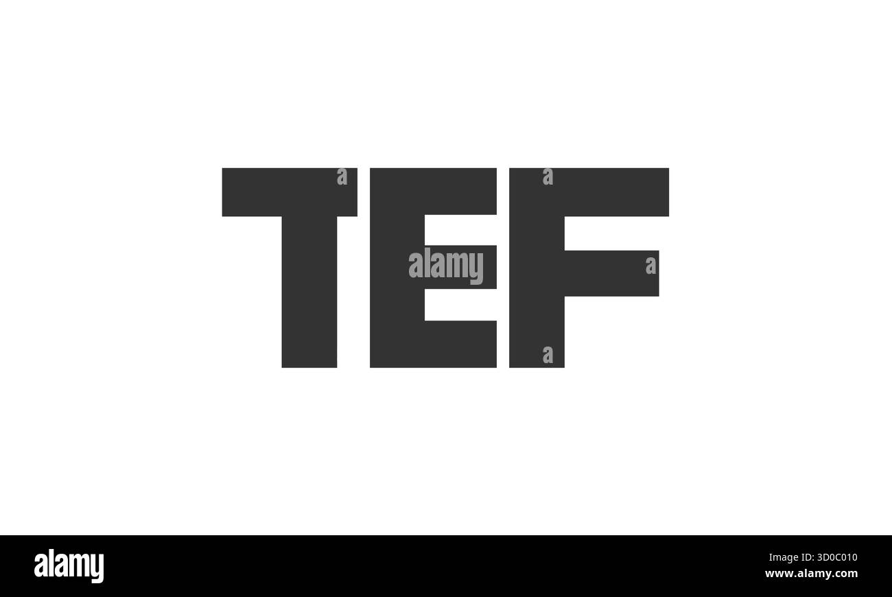 Tef business company logo Stock Vector Images - Alamy