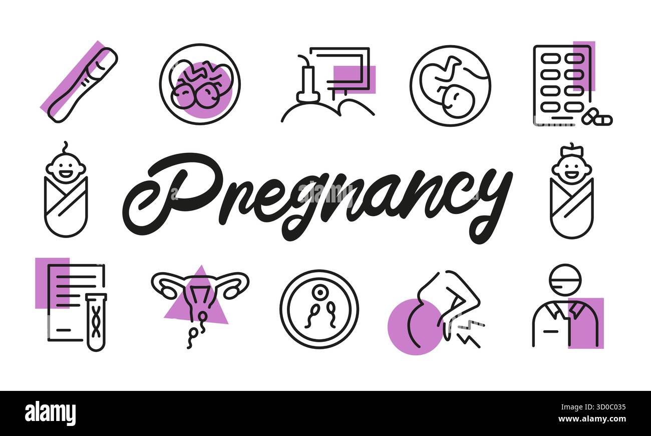 Pregnancy scan hospital Stock Vector Images - Alamy