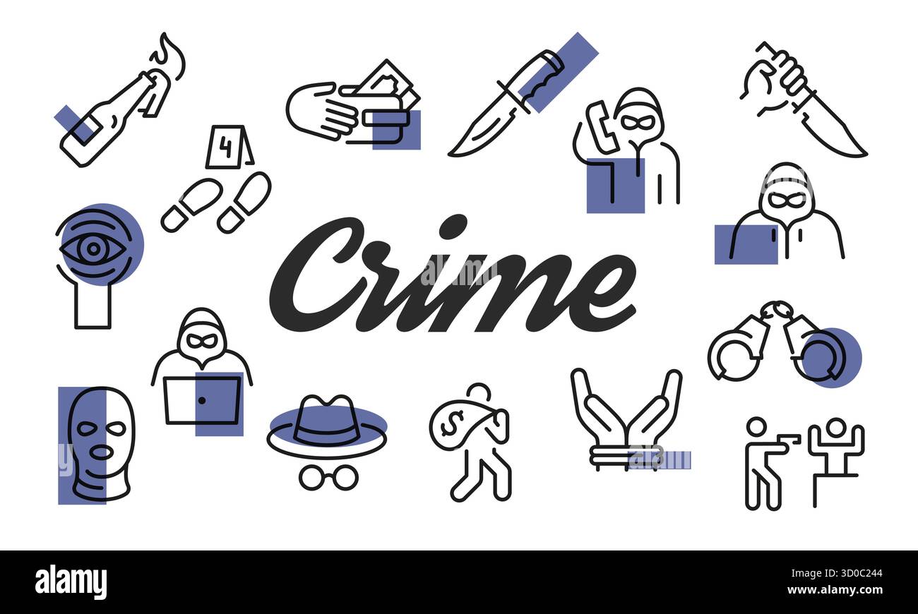 Illustration police badge gun Stock Vector Images - Alamy