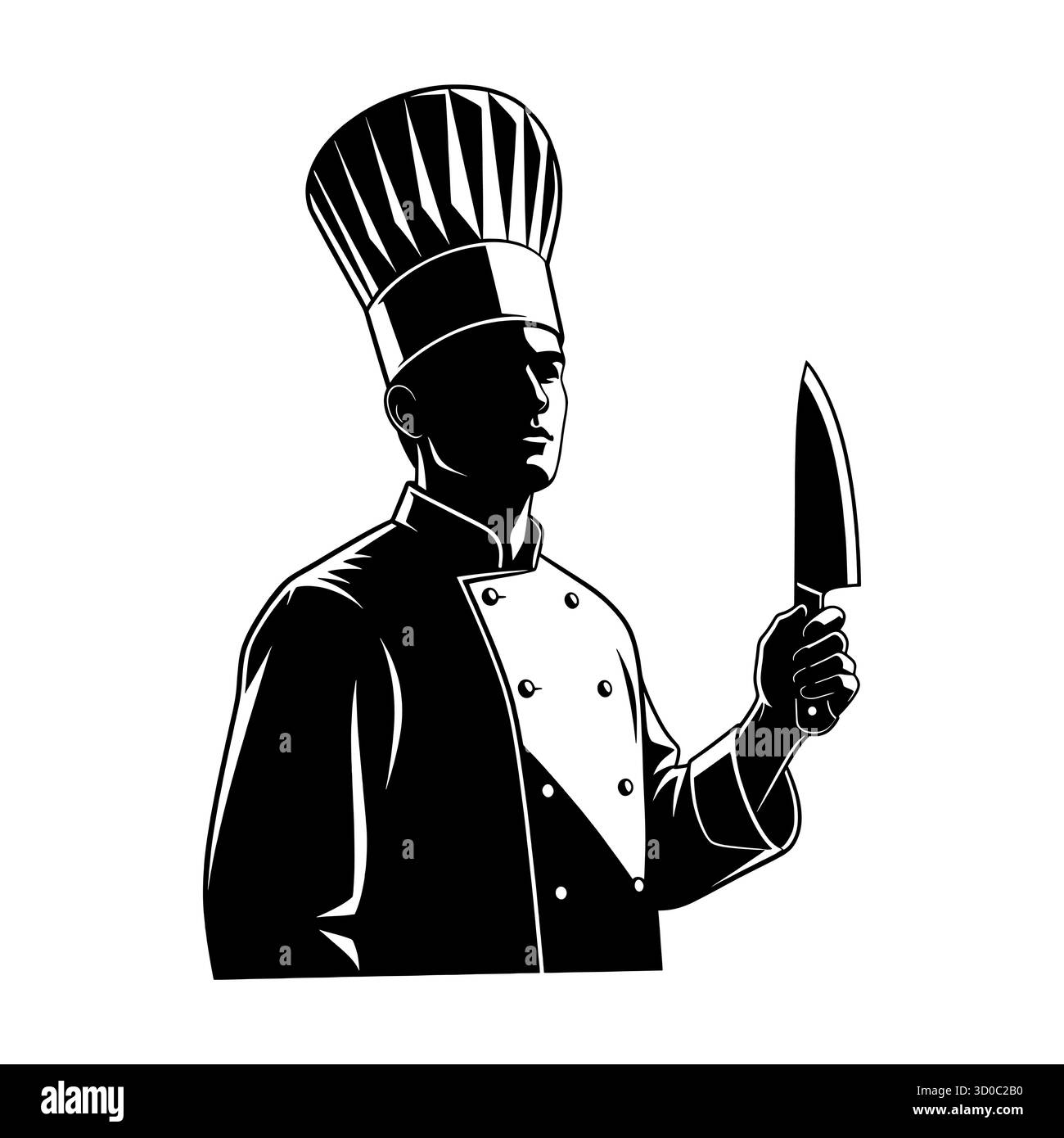 Male shadow figure knife Cut Out Stock Images & Pictures - Alamy