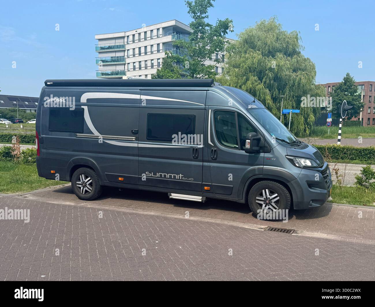 Almere, the Netherlands - June 13, 2025: Possl Summit 640 camper parked ...