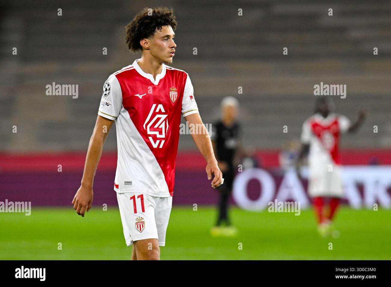 22nd October 2025: Monaco: Maghnes Akliouche (ASM) in the Champions ...