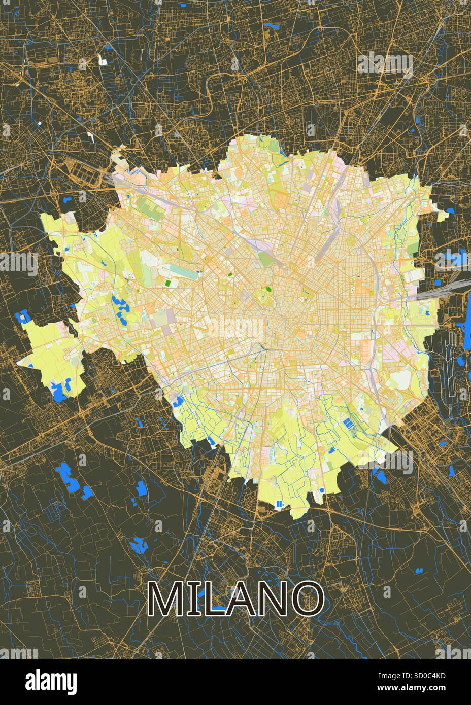 Geographical layout of Stock Vector Images - Alamy