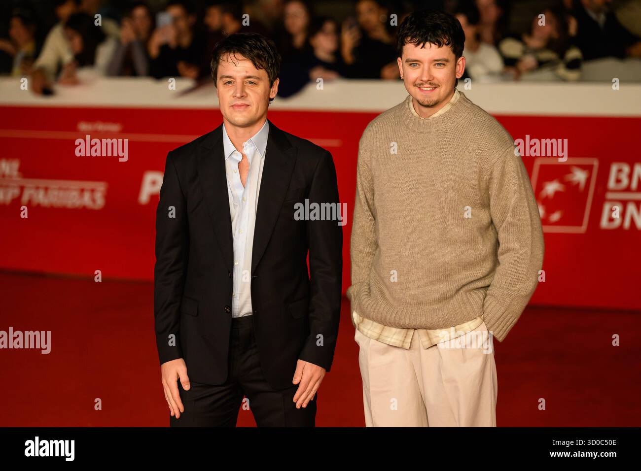 Oscar Boyson and Asa Butterfield attend the "Our Hero, Balthazar" red ...