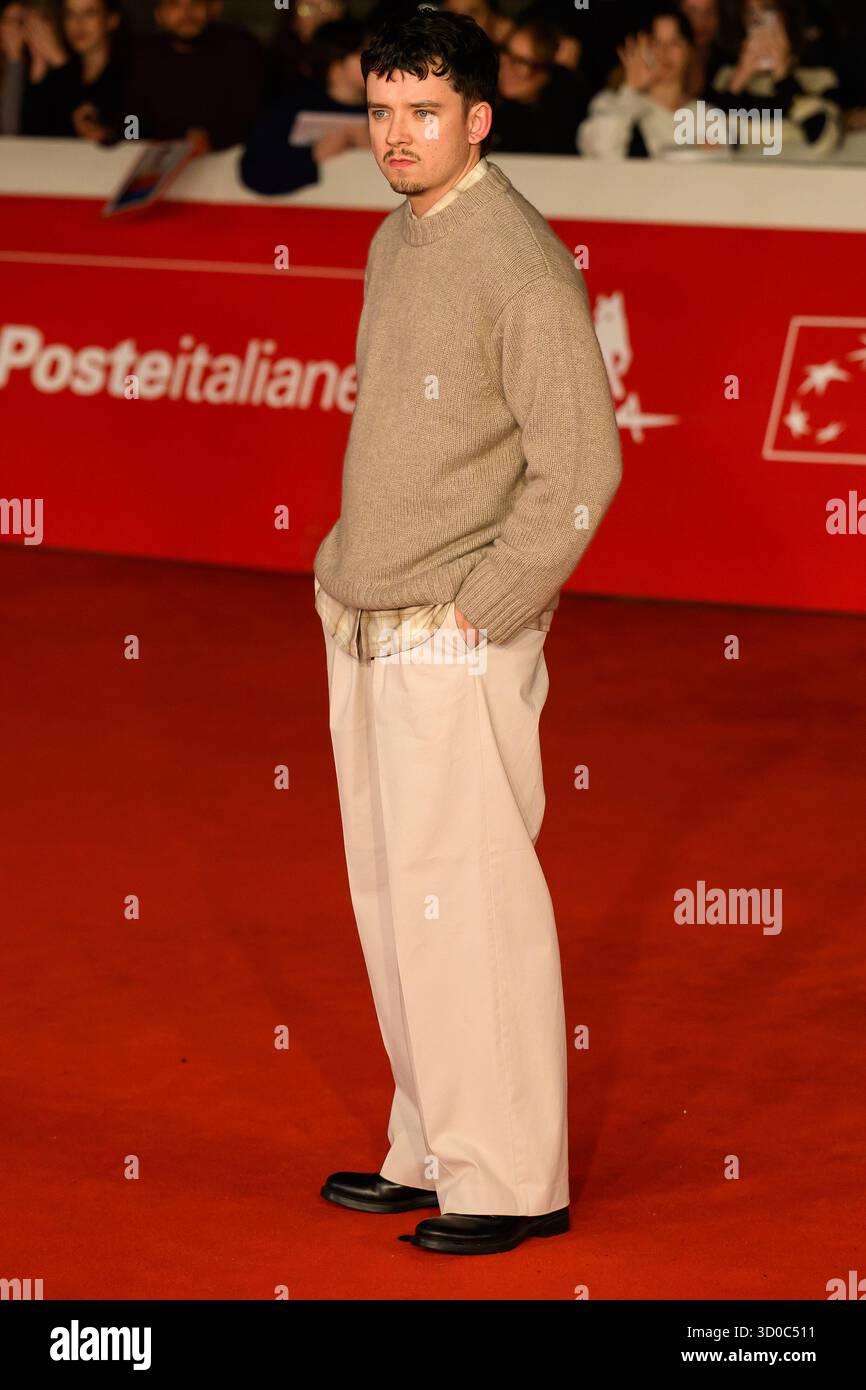 Asa Butterfield attend the "Our Hero, Balthazar" red carpet during the ...