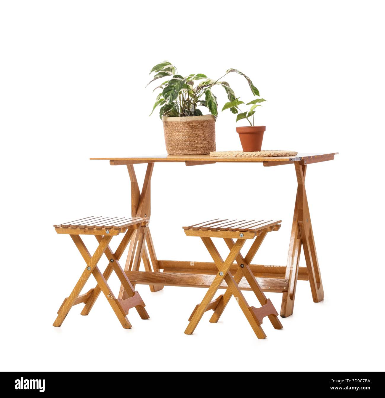 Wooden terrace home Cut Out Stock Images & Pictures - Alamy