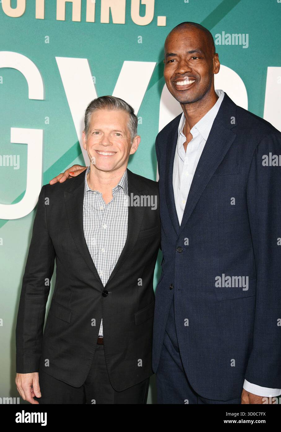 LOS ANGELES, CALIFORNIA - OCTOBER 20: (L-R) Brunson Green and Jason ...