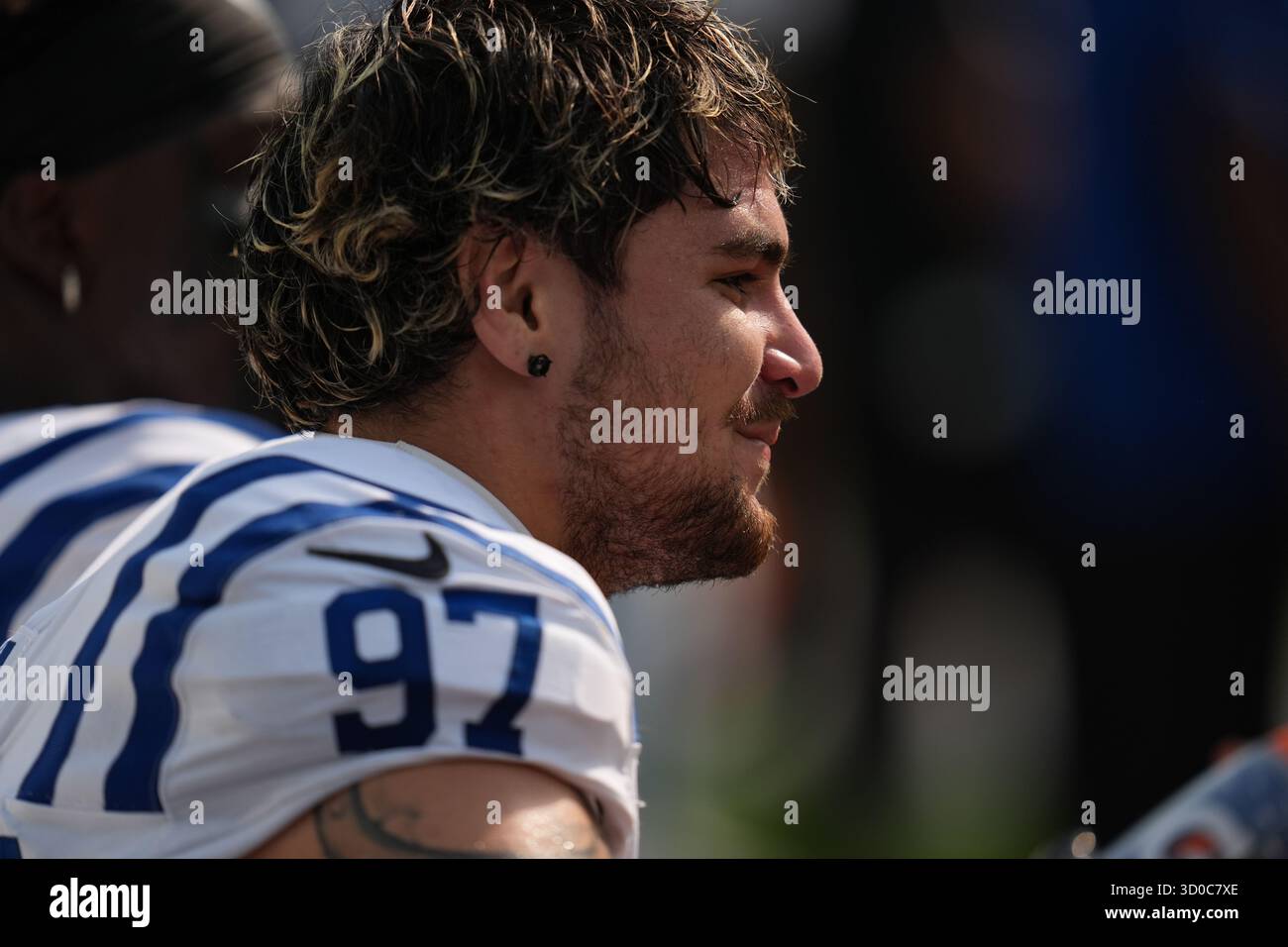 Indianapolis Colts defensive end Laiatu Latu during the first half of ...