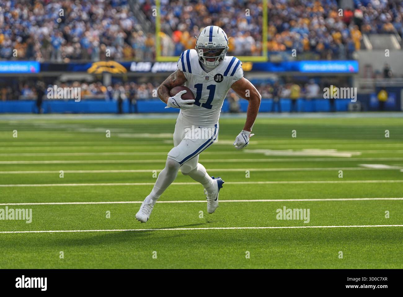 Indianapolis Colts wide receiver Michael Pittman Jr. runs in for a ...
