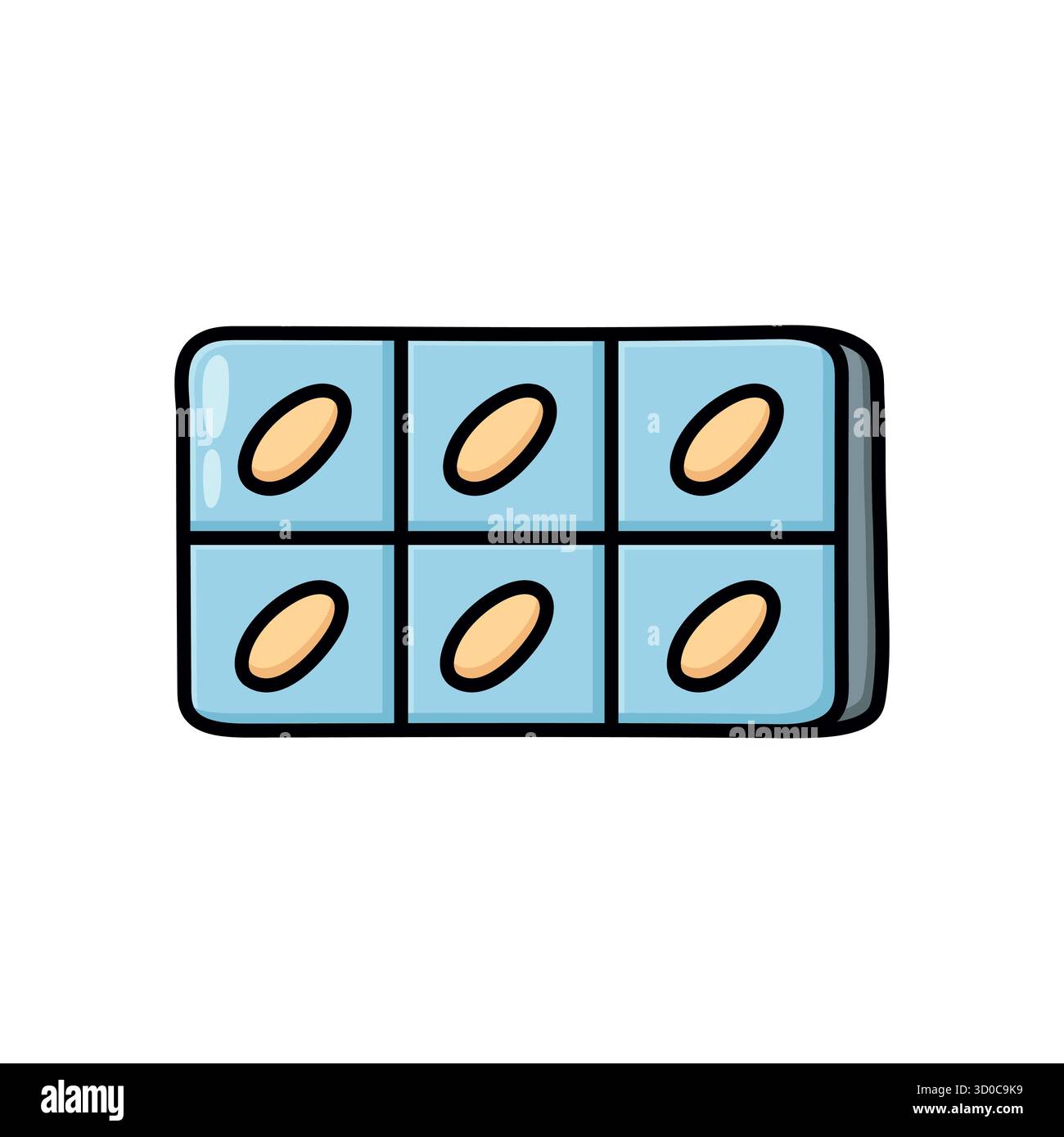 Yellow tablets prescription Stock Vector Images - Alamy