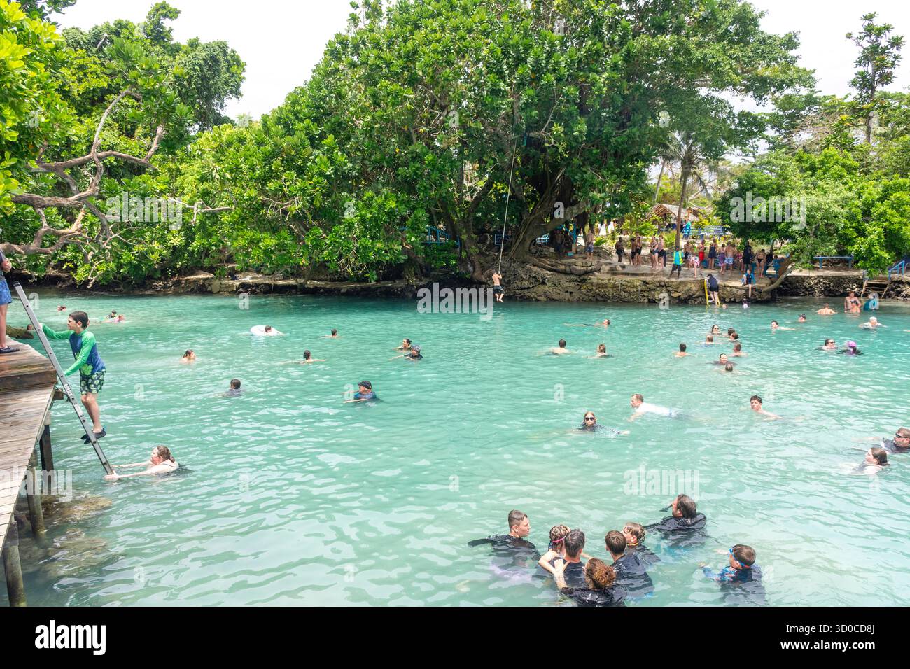 Blue Lagoon, Eton Natural Pool, Eton, Efate Island, Vanuatu (République ...