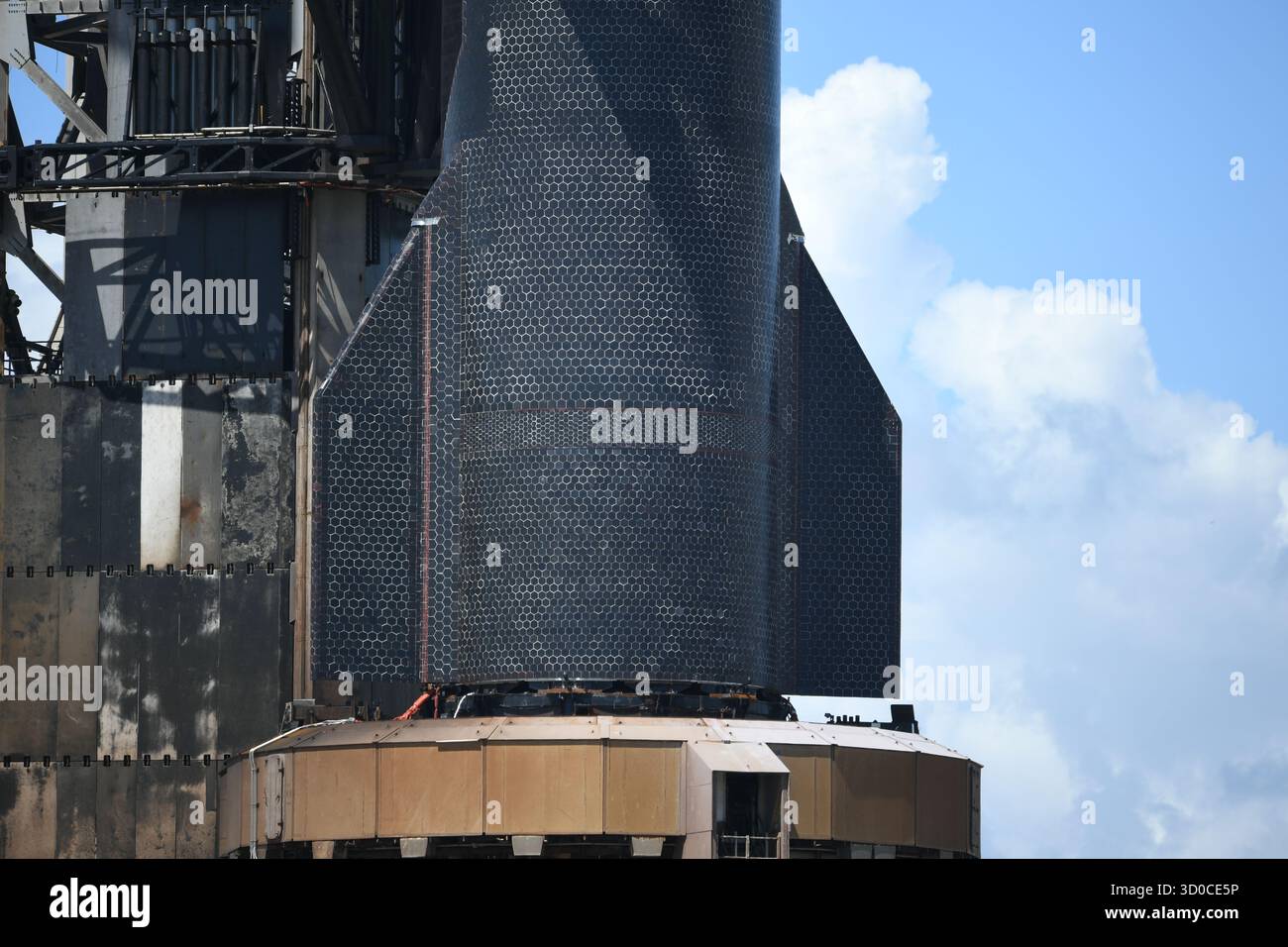 Starship 38 preparations prior to a static fire test on the orbital ...