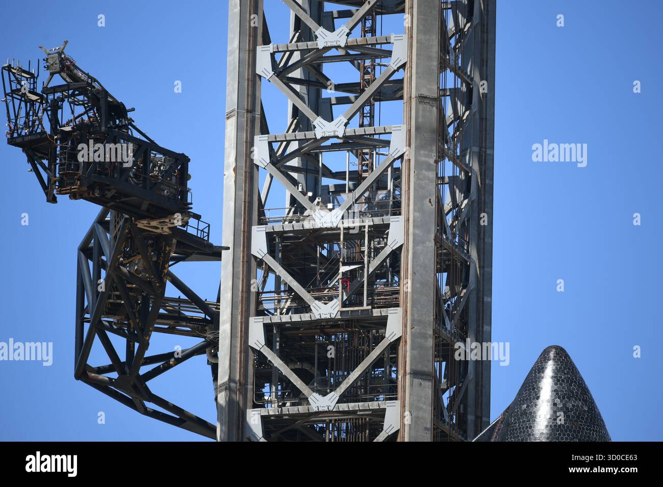 Starship 38 preparations prior to a static fire test on the orbital ...