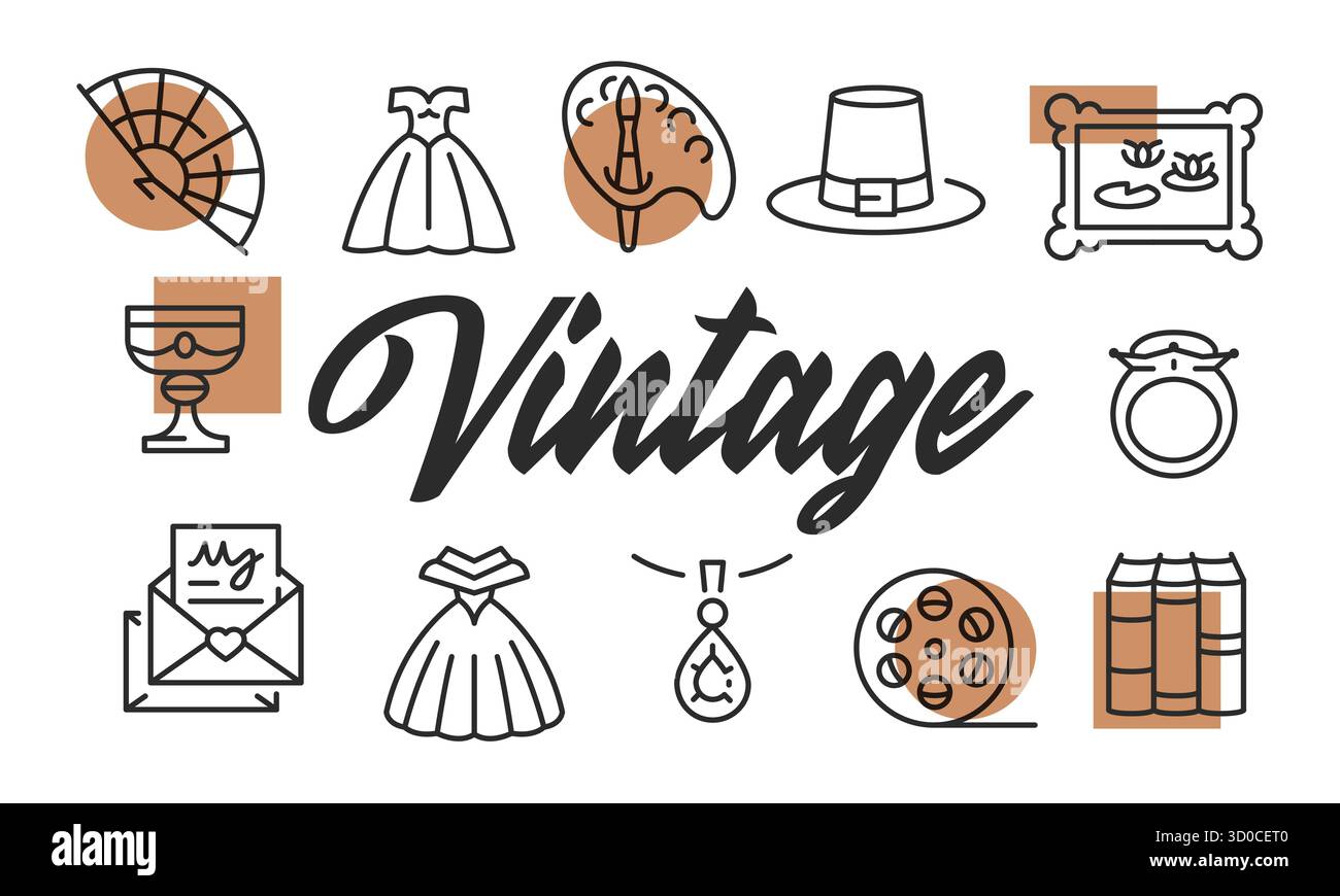 Culture vintage poster Cut Out Stock Images & Pictures - Alamy