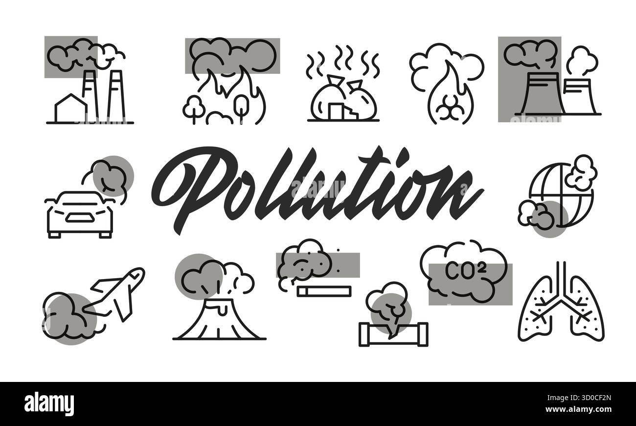 Air pollution crisis danger Stock Vector Images - Alamy