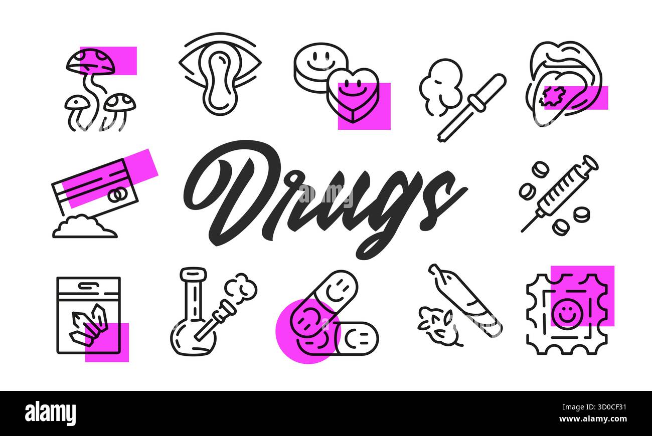 Overdose education Stock Vector Images - Alamy