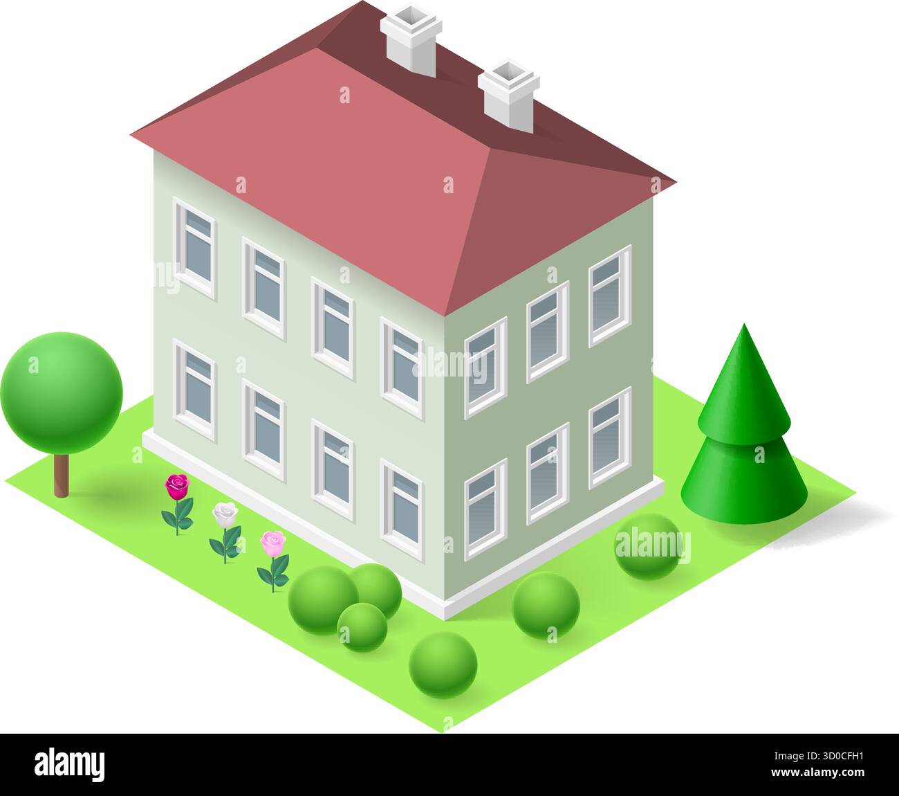 Stunning landscape view on Stock Vector Images - Alamy