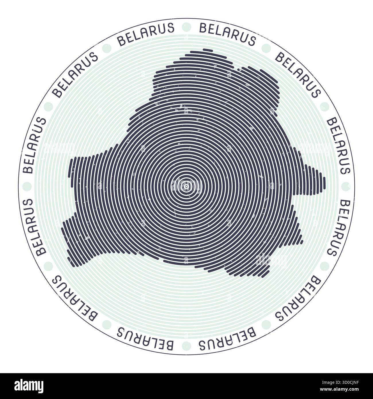 Belarus symbol icon outline Stock Vector Images - Alamy