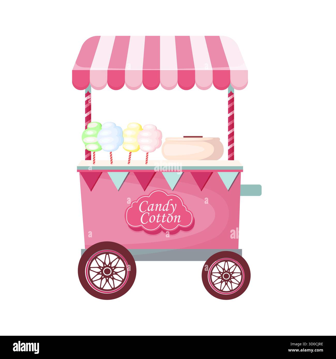 Cotton cart Stock Vector Images - Alamy