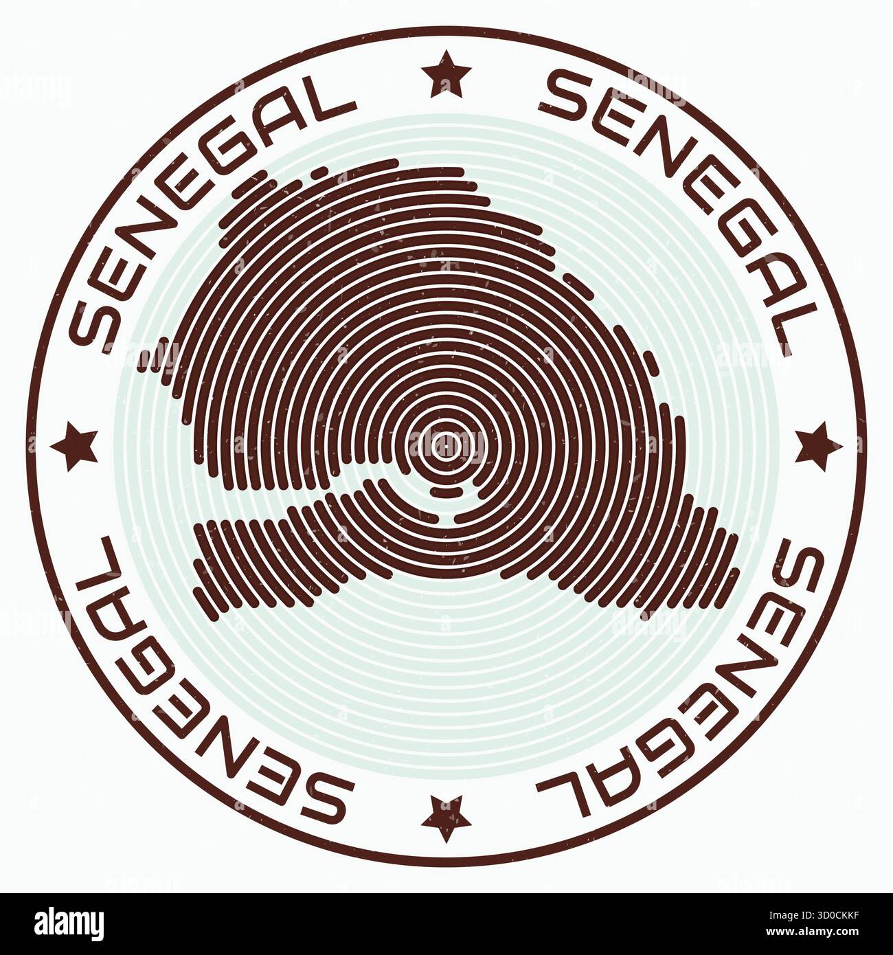 Senegal french map Cut Out Stock Images & Pictures - Alamy