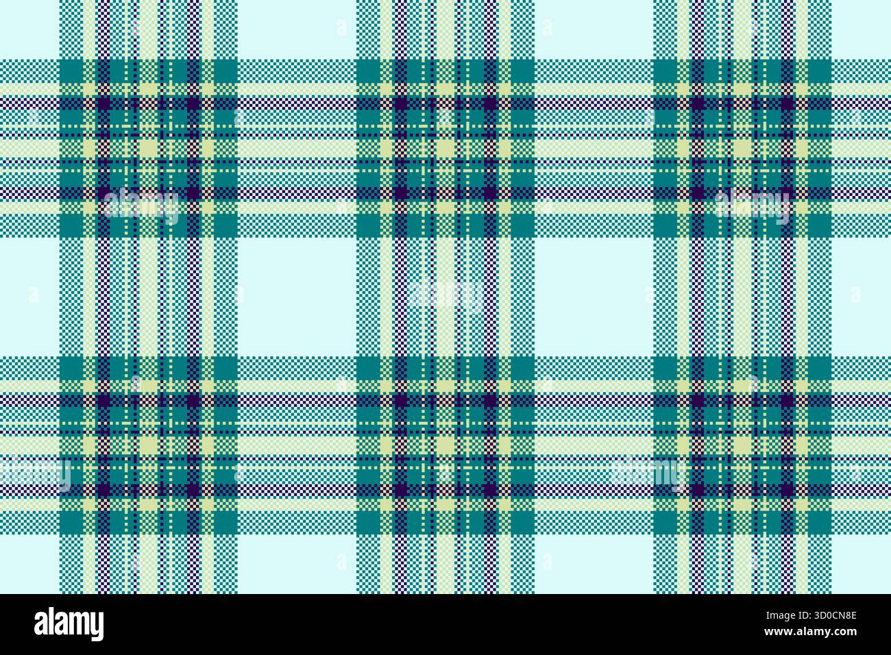 A pixelated tartan design, blending modern digital aesthetic with ...