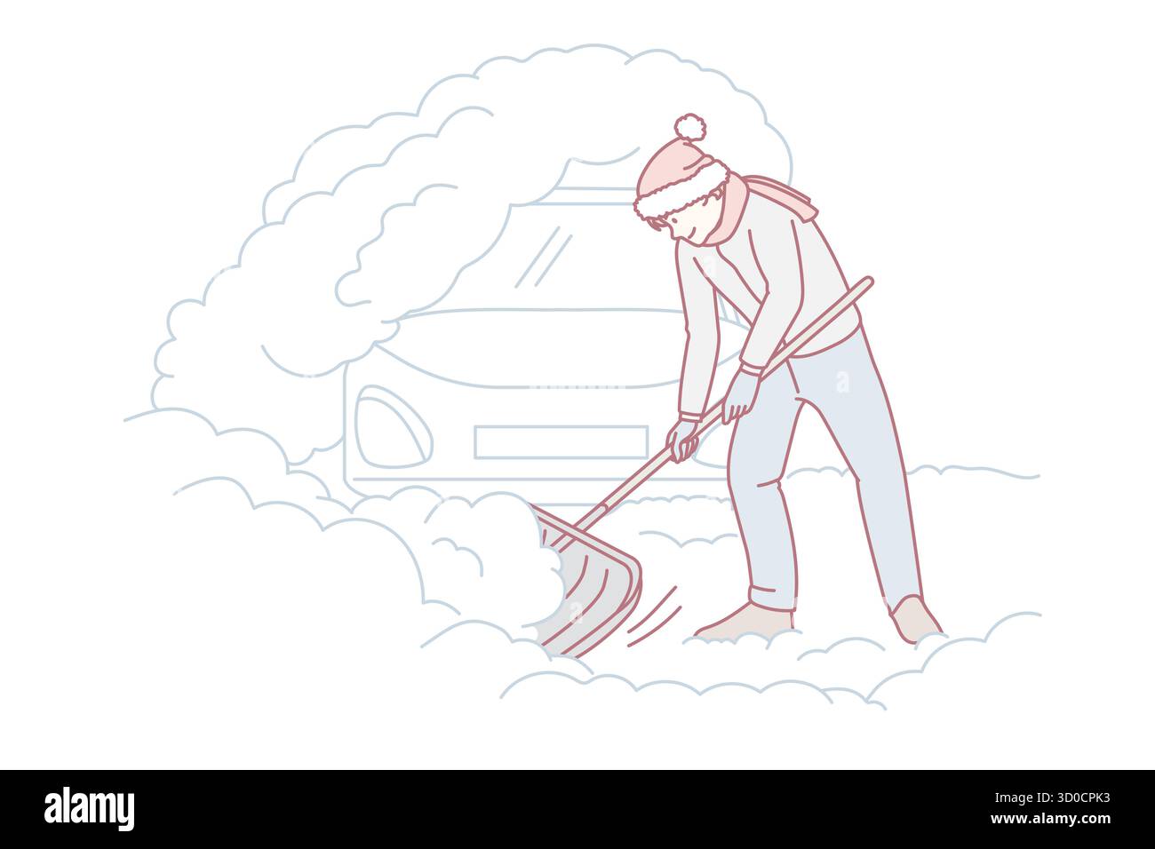 Morning accident Cut Out Stock Images & Pictures - Alamy