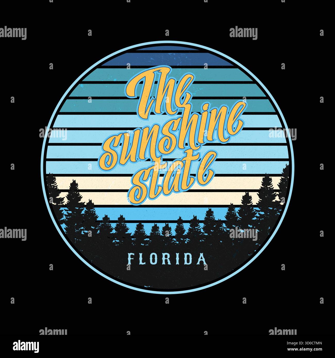 Florida logo map state Stock Vector Images - Alamy