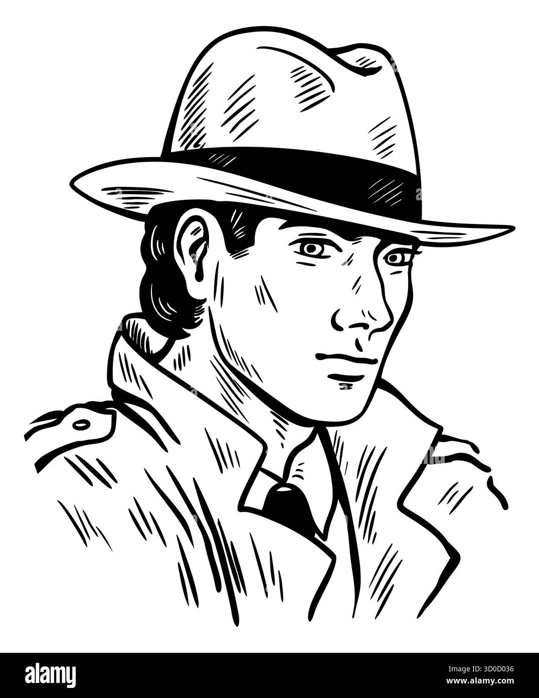 Classic noir Stock Vector Images - Alamy