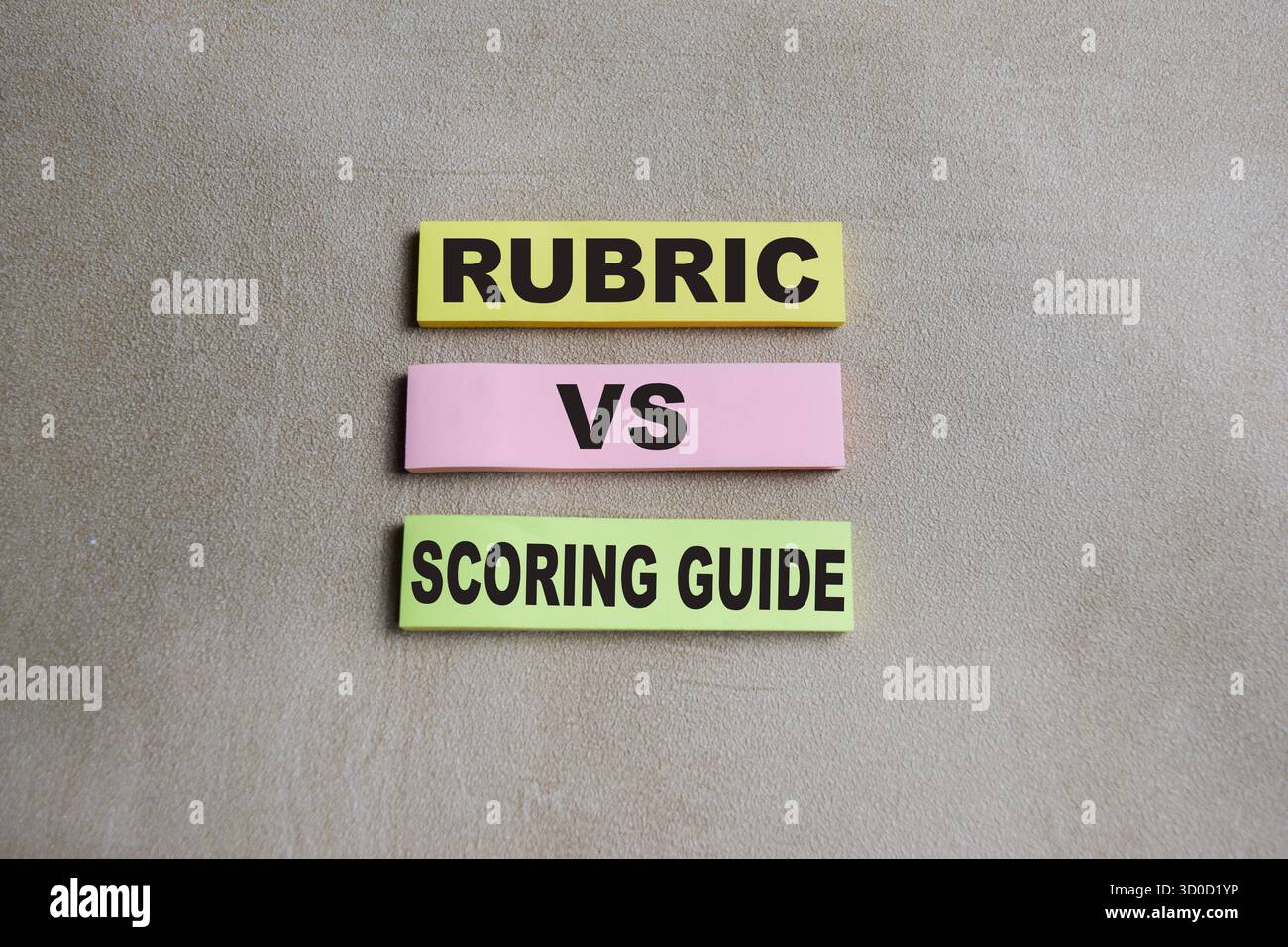 Scoring rubric hi-res stock photography and images - Alamy