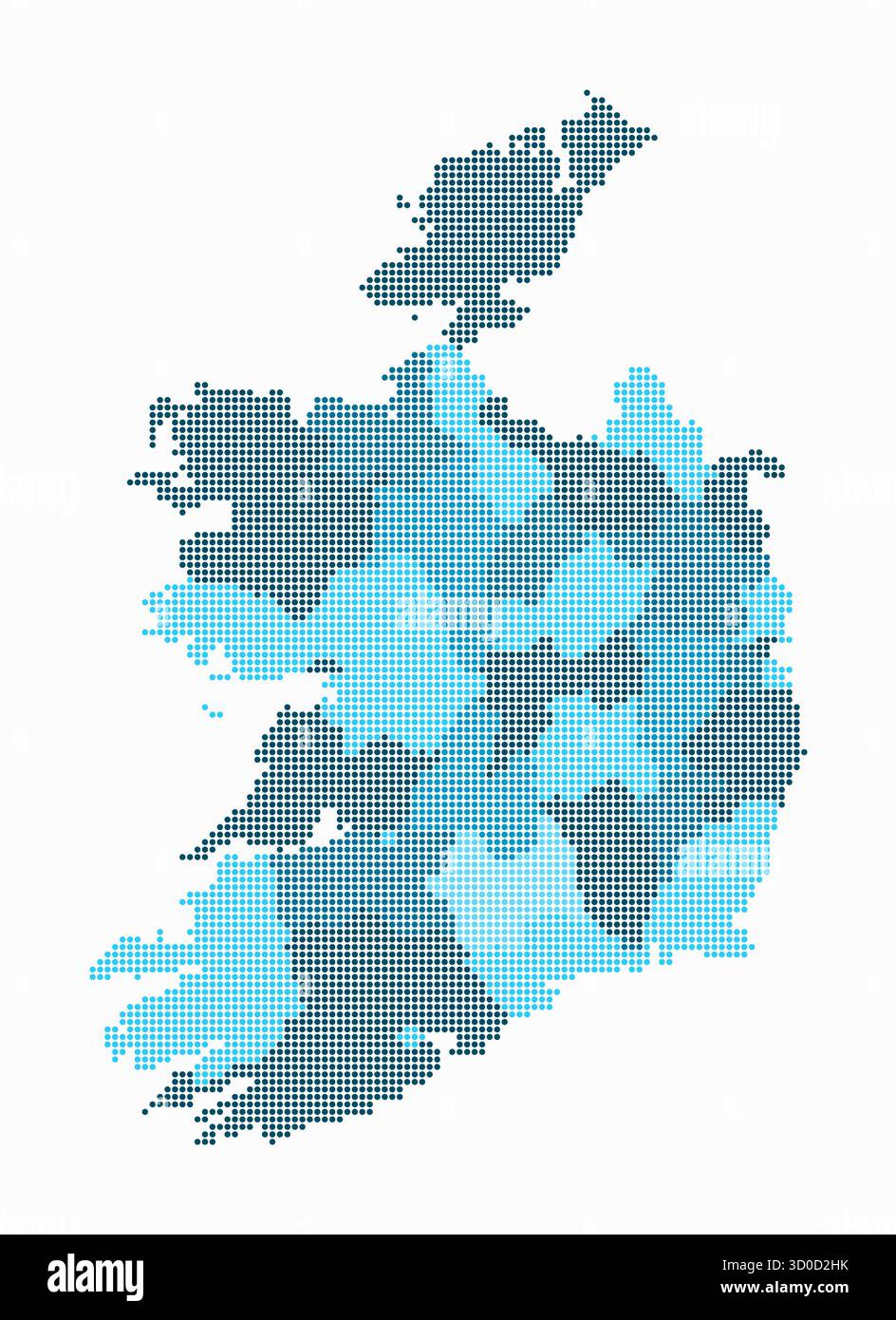 Ireland on a map Stock Vector Images - Alamy