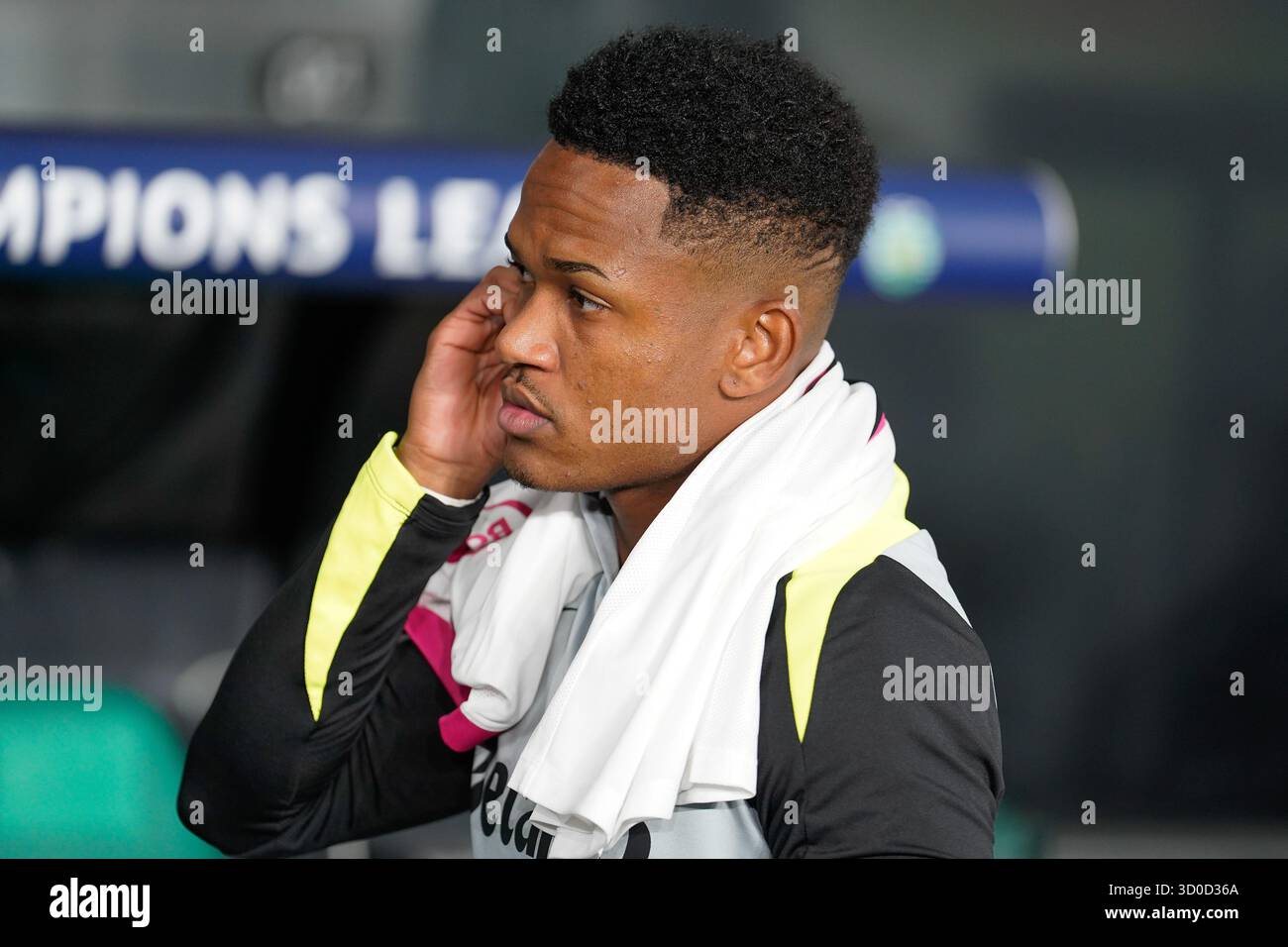 Geny Catamo of Sporting CP seen during UEFA Champions League 2025/26 ...