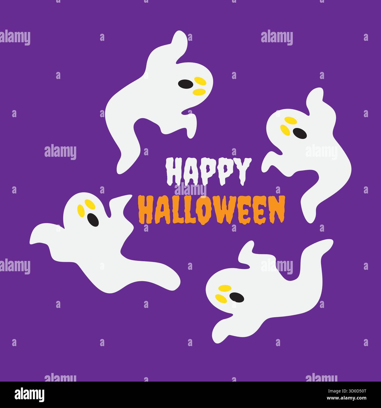 Halloween animation happy trick treat Stock Vector Images - Alamy